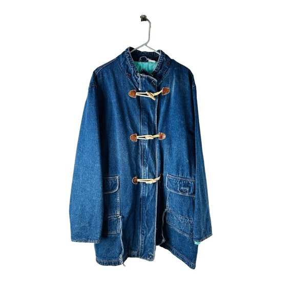 American Vintage | Jackets & Coats | Vtg 8s Baggy Oversized Denim Jean ...